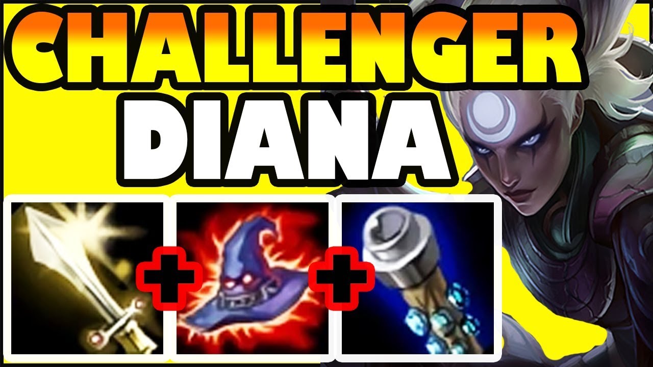 CHALLENGER DIANA MID! THIS BUILD LITERALLY 1 SHOTS! - League of Legends ...
