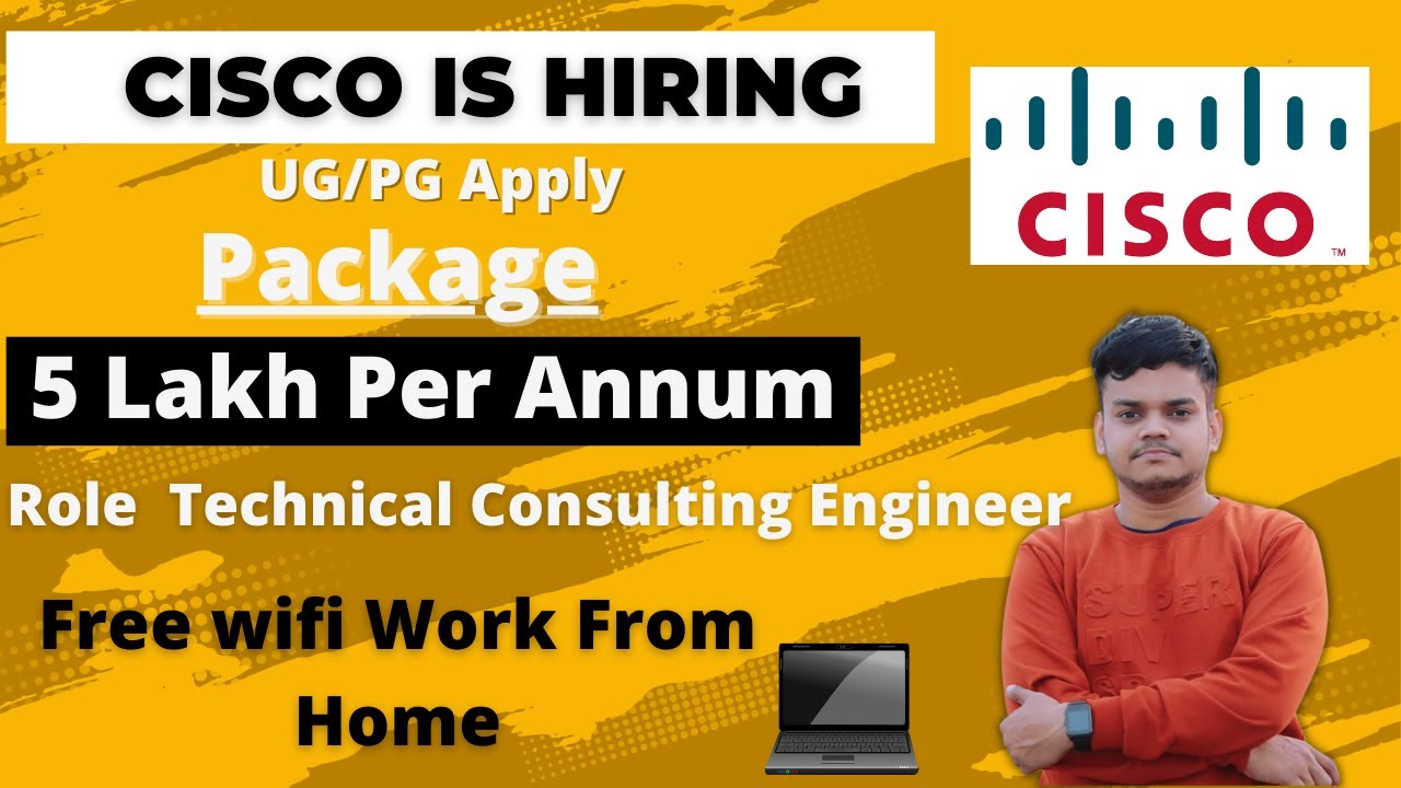Cisco Hiring |On Spot Test | Work From Home Jobs | Online Job | Job ...