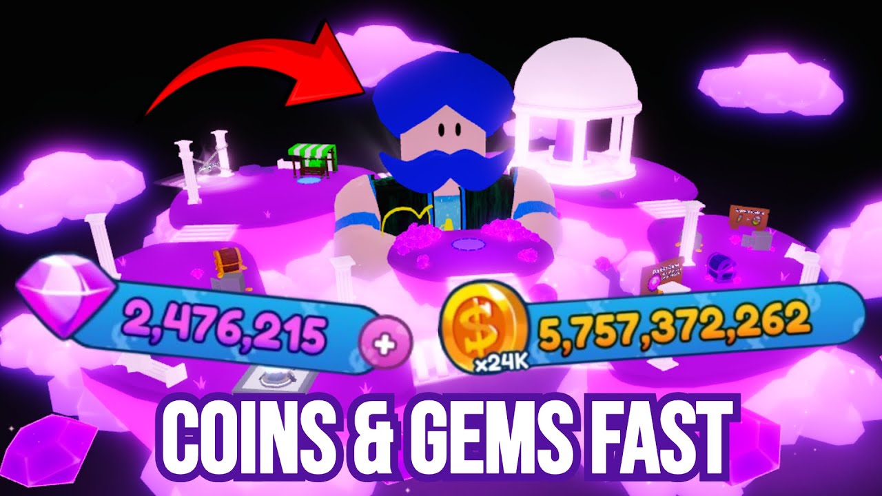 THE BEST METHOD TO GRIND COINS AND GEMS IN BUBBLEGUM SIMULATOR INFINITY ...