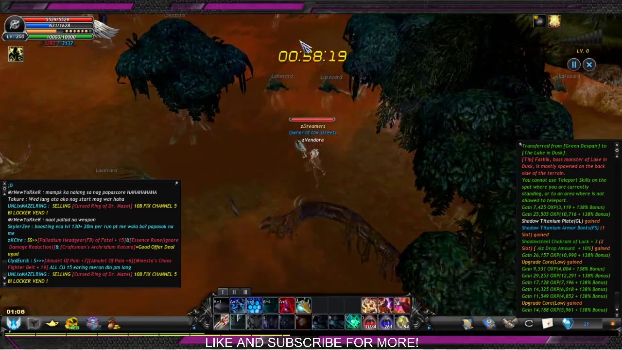 CABAL ONLINE- LAKE IN DUSK (Map Part) GUIDE - YouTube