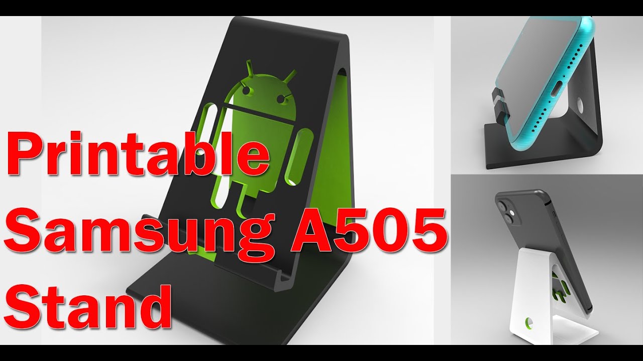 Best Solidworks Tutorial | DIY Phone Stand - 2 | Making a printable ...