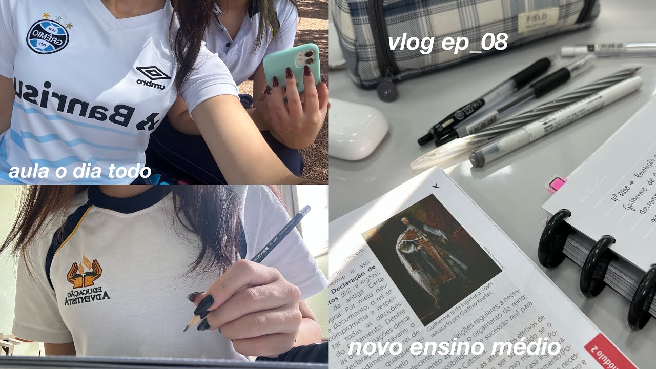 vlog ep. 8 | um dia comigo + minha rotina volta às aulas - YouTube