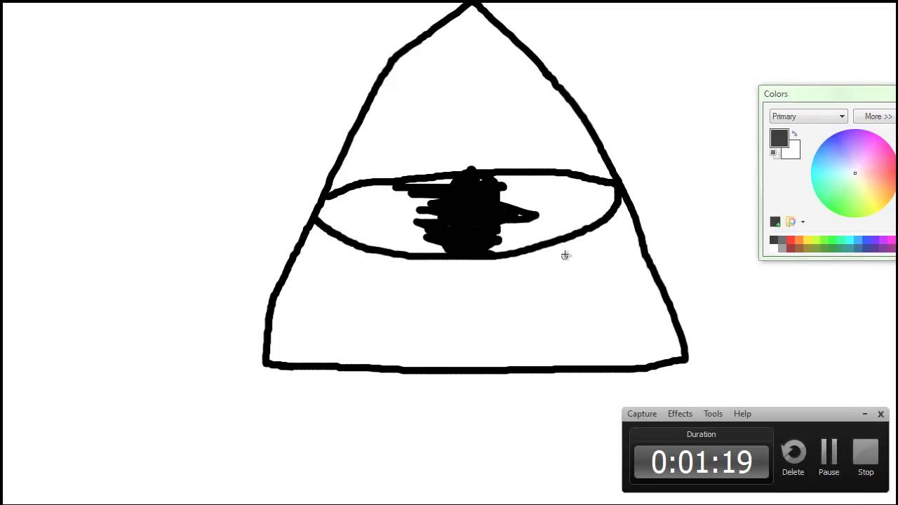 How To Draw: The Illuminati Triangle - YouTube