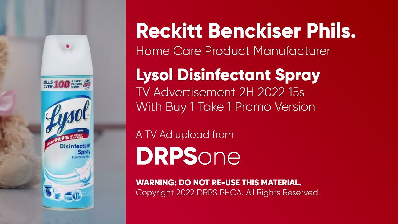 Lysol Ad 2022