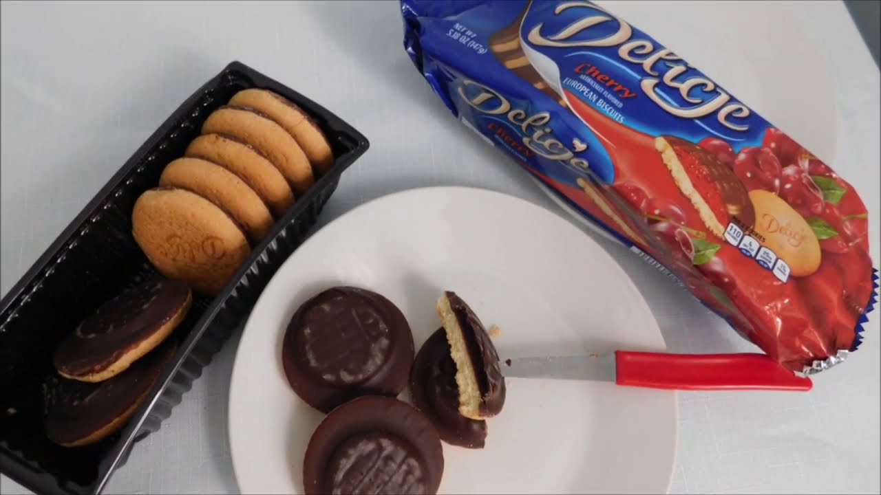 Delicje European Biscuits Cherry, Shoprite Cookies - YouTube