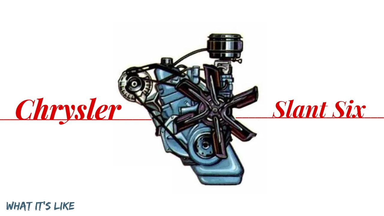 Chrysler slant six engine family - YouTube