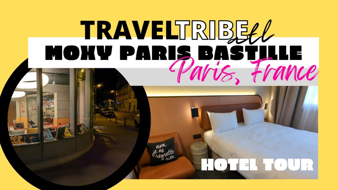 Hotel Tour of Moxy Paris Bastille | Paris, France - YouTube