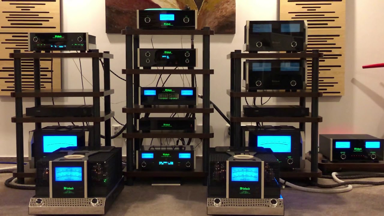 Mcintosh MC 901 + MC 1,25 K and Sonus Faber Aida - YouTube