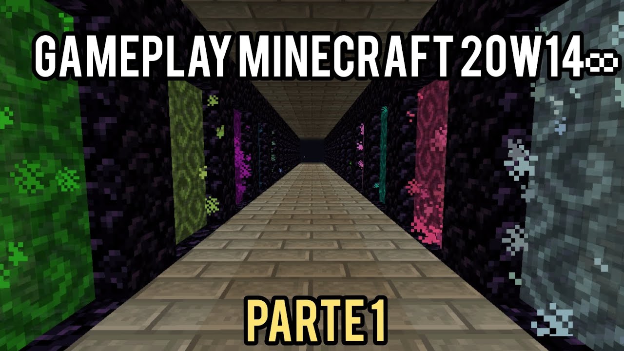 Minecraft (pojav launcher) 20w14∞ gameplay hardcore mode - YouTube