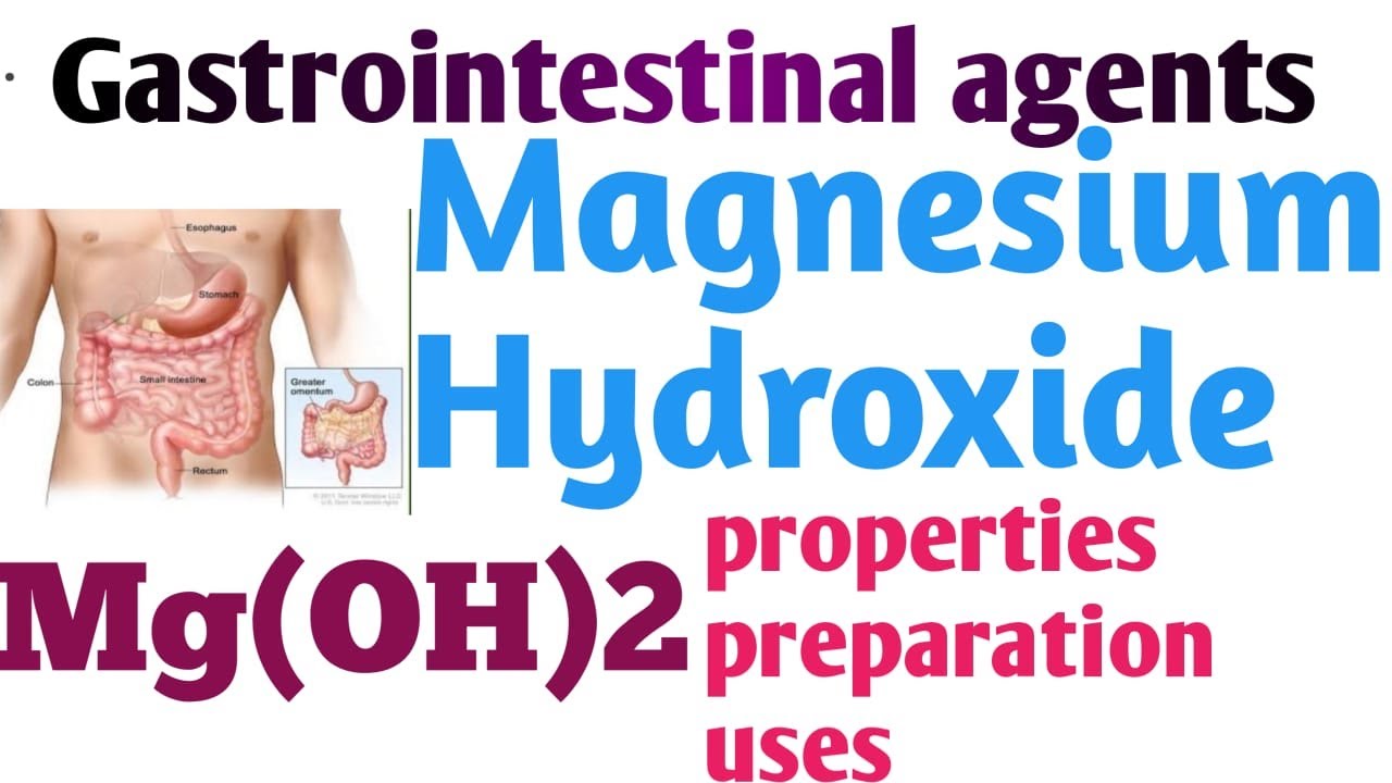 Magnesium hydroxide monograph, preparation, uses, antacid, magnesium ...
