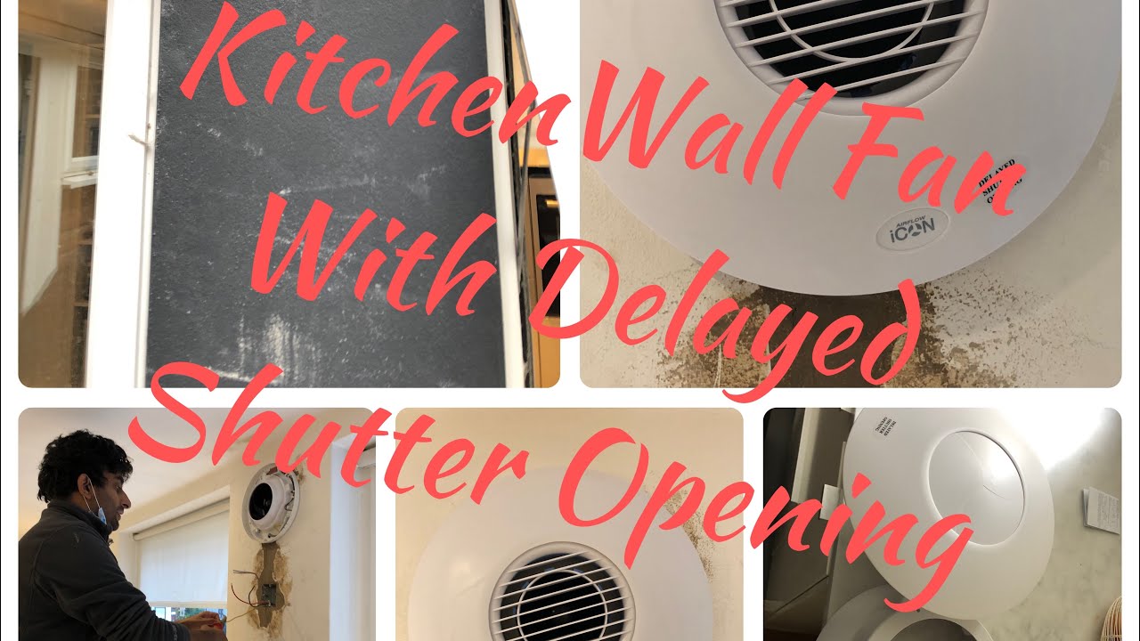 Kitchen Wall Fan with delayed shutter #timer #fan #kitchenfan #wiring # ...
