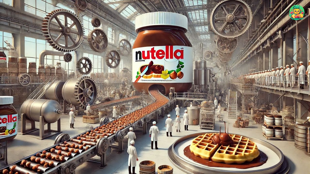How NUTELLA Is Made in Bulk Inside the Factory Using Technology And AI ...
