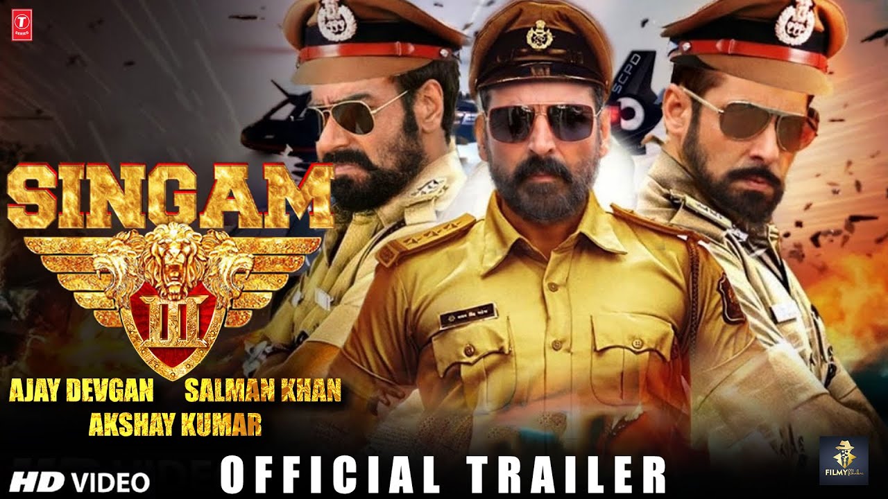 Singham 3 Official Trailer | Ajay Devgan | Salman Khan | Akshay Kumar ...