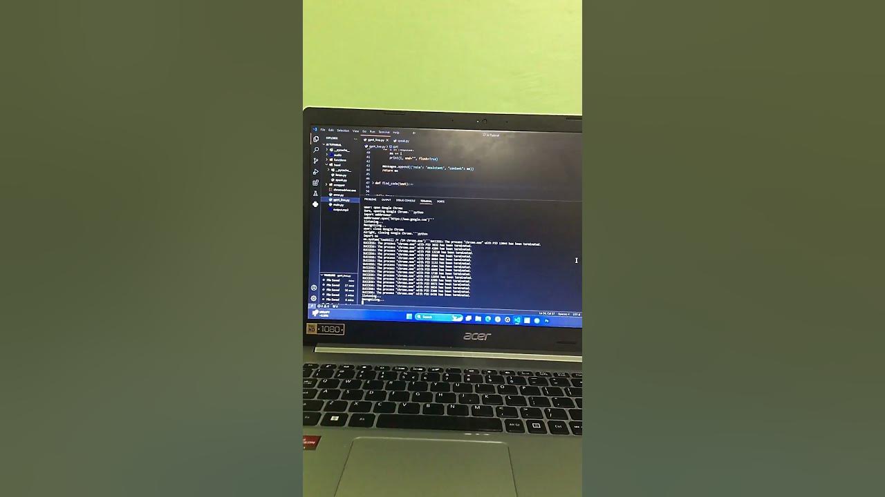 Jarvis AI Using Python And Arduino #python #arduino - YouTube