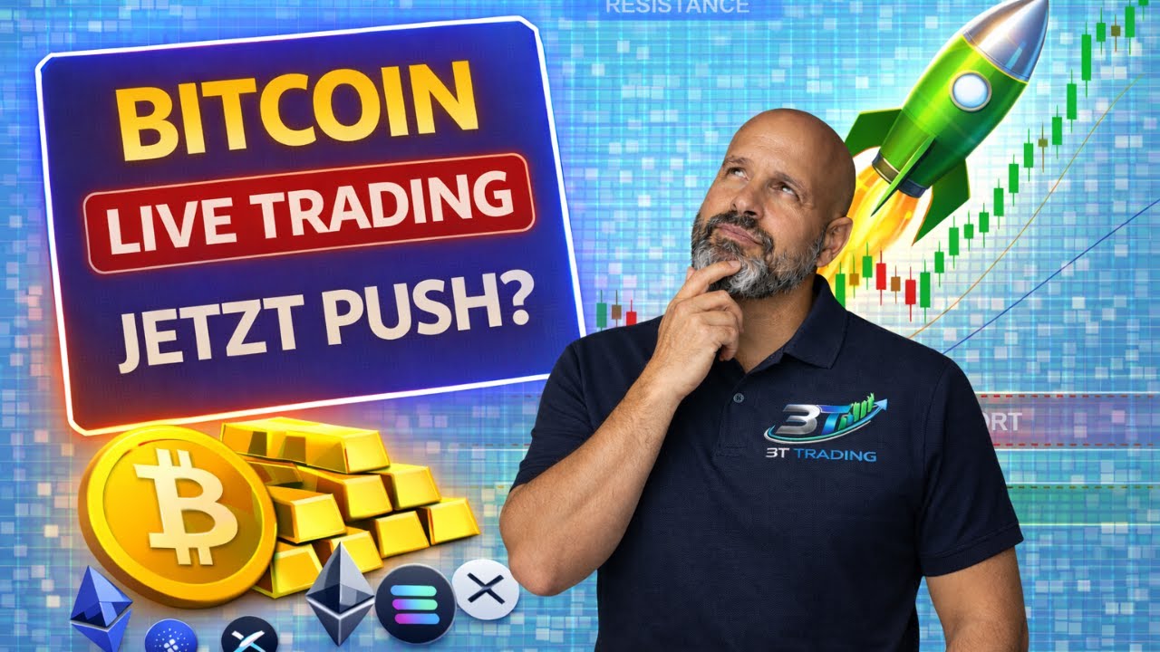 Bitcoin Live Trading: Kommt jetzt der nächste Push? - YouTube