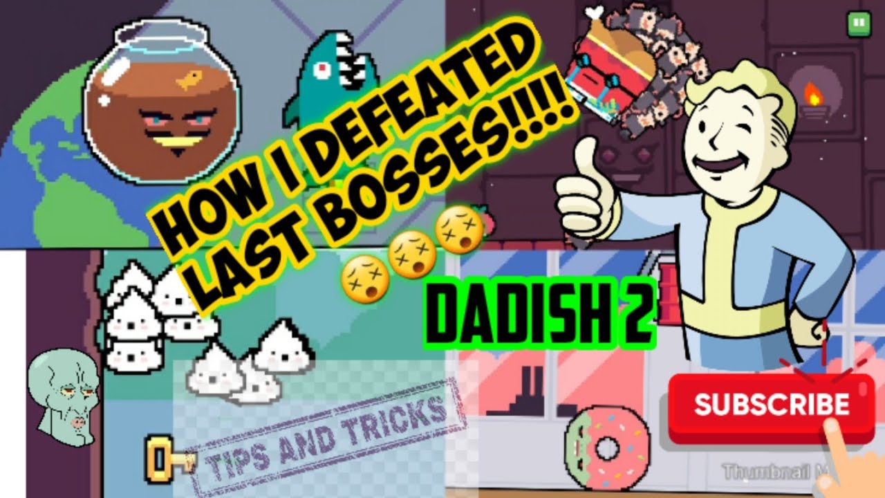 How To Defeat All Bosses Without Damage In Dadish 2 (Tips And Tricks ...