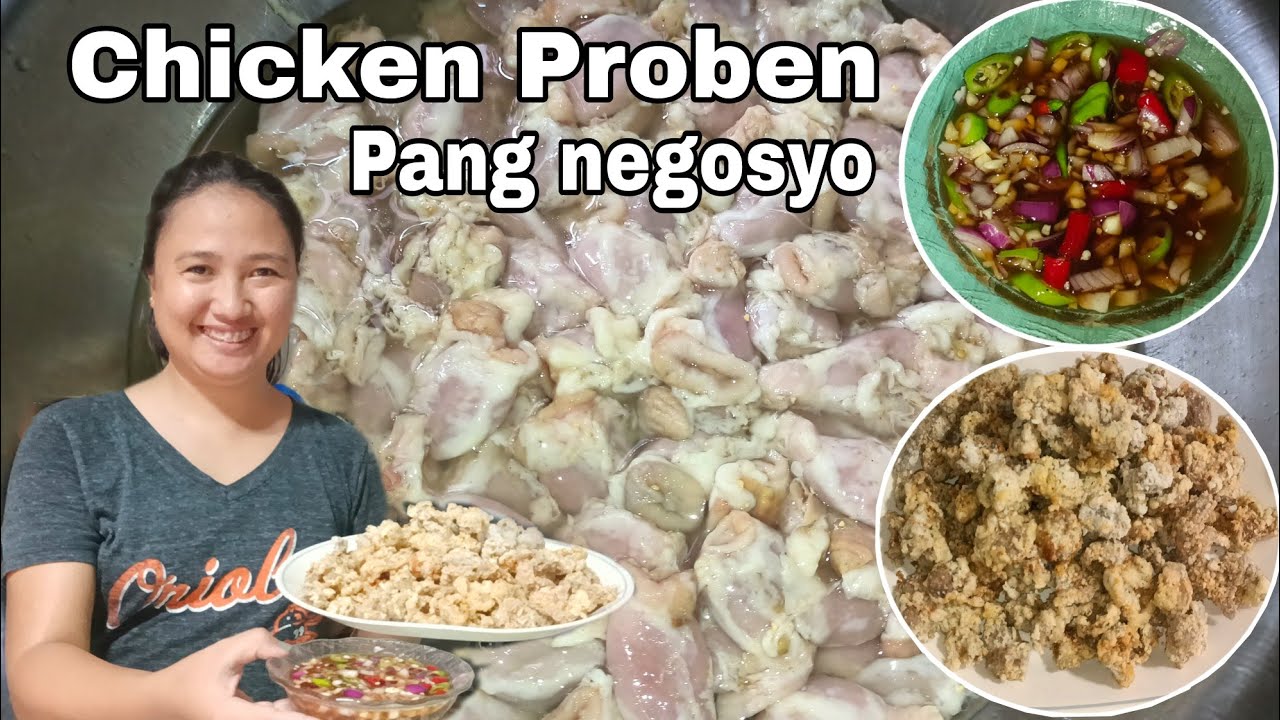 Chicken Proben pwede pang negosyo/Paano linisin at lutoin Ang Proben Ng ...