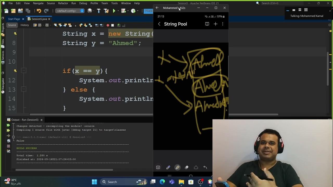 05 String pool | GC | Encapsulation | Object in Heap | Access modifiers | Static in Java - YouTube