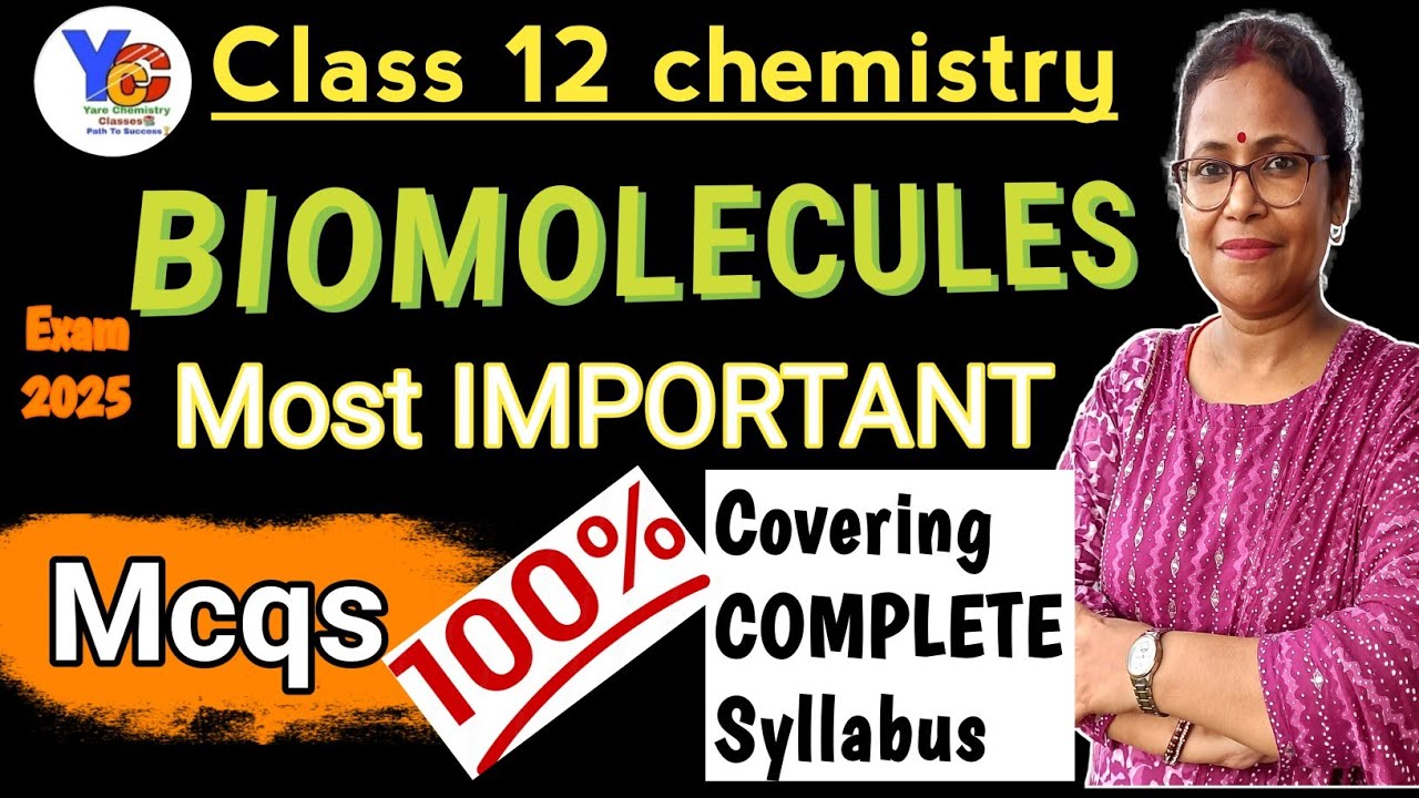 biomolecules class 12 chemistry |mcqs class 12 biomolecules |class 12 ...