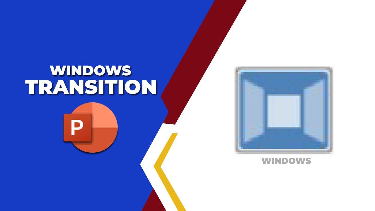 How to add Windows transition in PowerPoint - YouTube