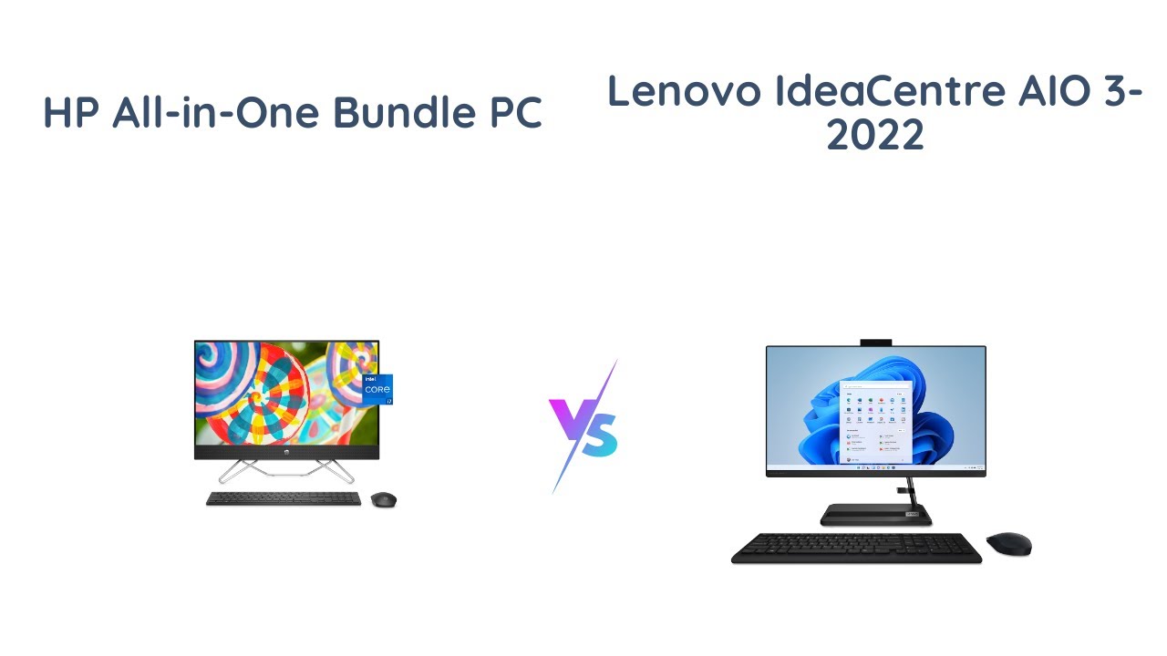 HP All-in-One vs Lenovo IdeaCentre AIO 3 - Which is Better? - YouTube