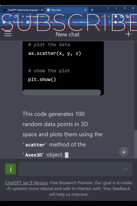 chatGPT| PLOT 3D SCATTER PLOT| #shorts #python #viral #virialshorts #funny - YouTube