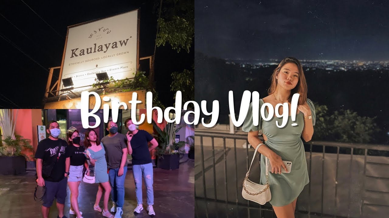 Birthday Vlog! 🥳 + Kaulayaw Cafe, Eastwood & more! | Jorea Ison - YouTube