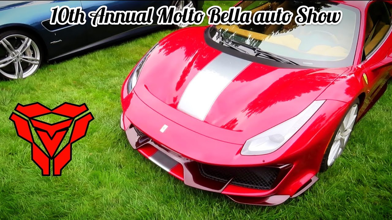 10th Annual Molto Bella Auto Show | Supercar Takeover | F40, SVJ, 812 ...