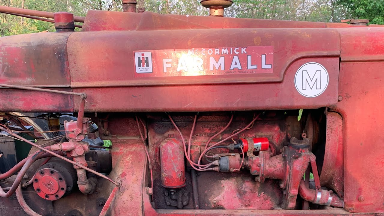 Farmall fix M or H starter swap - YouTube