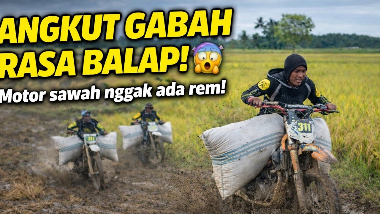 Kayak balap liar 😱😱 padal musim panen - YouTube