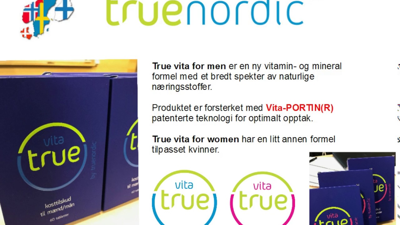 TRUE VITA PRESENTASJON V2 - EFFEKTIVE ANTIOKSIDANTER - TRUE NORDIC ...