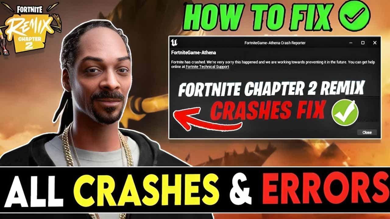 How to STOP Fortnite Chapter 2 Remix Crashing | Fortntie Crash Reporter ...