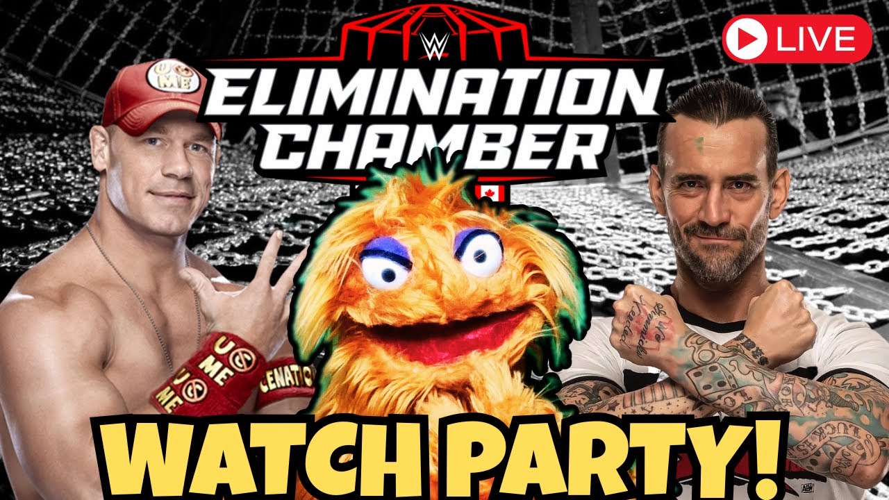 MARVIN MOVIE MONSTER IS LIVE: Elimination Chamber 2025 WATCH PARTY ...