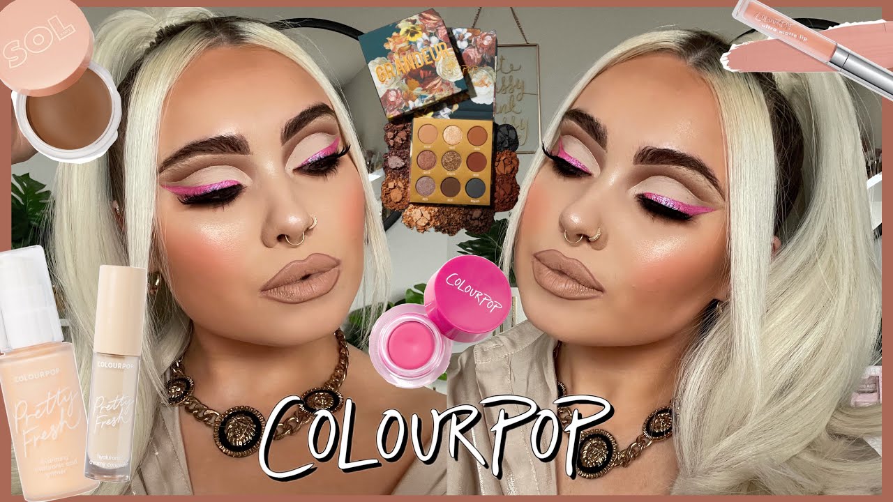 Full Face Of COLOURPOP 🎉| One Brand Tutorial - Hits + misses ⚡️ - YouTube