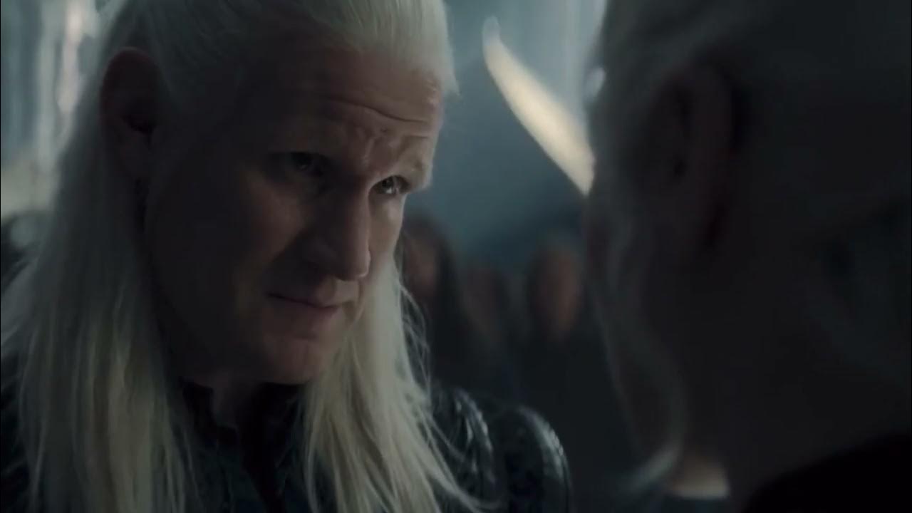 Rhaenyra meets Daemon at Harrenhall House of the dragon finale High Valyrian subtitles ...