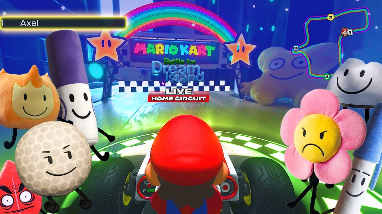 BFDI Mario Kart Live - YouTube
