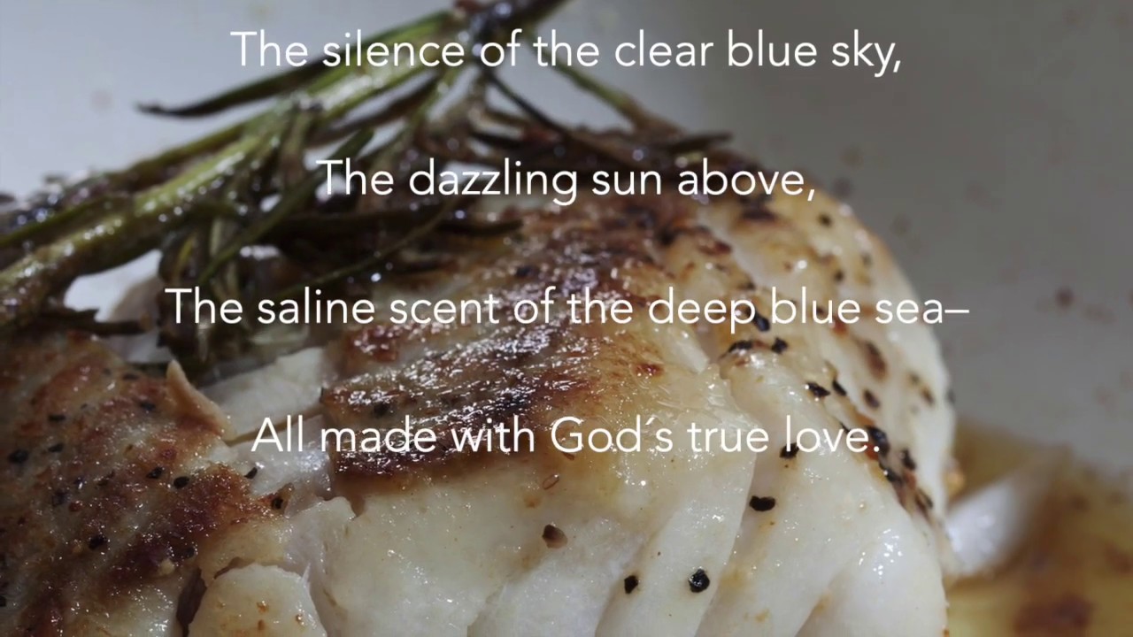CHEF as POET—Poetic recipes, delicious poems by Terry Kelley. Cod with ...