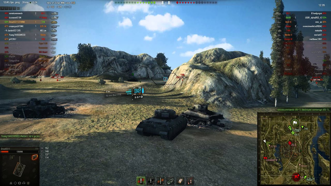 World of Tanks: T14 - Hidden Valley - YouTube