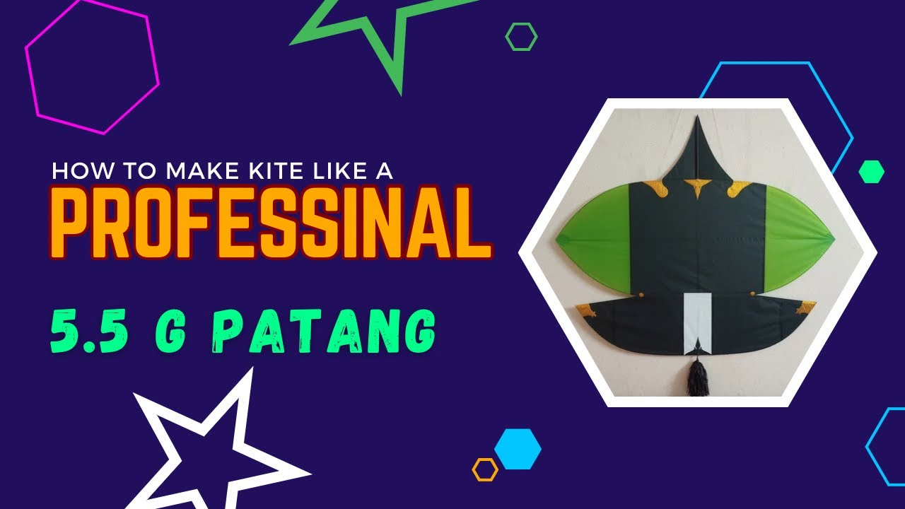 How to make professional kite step by step PART 2 #kite | howtomake ...