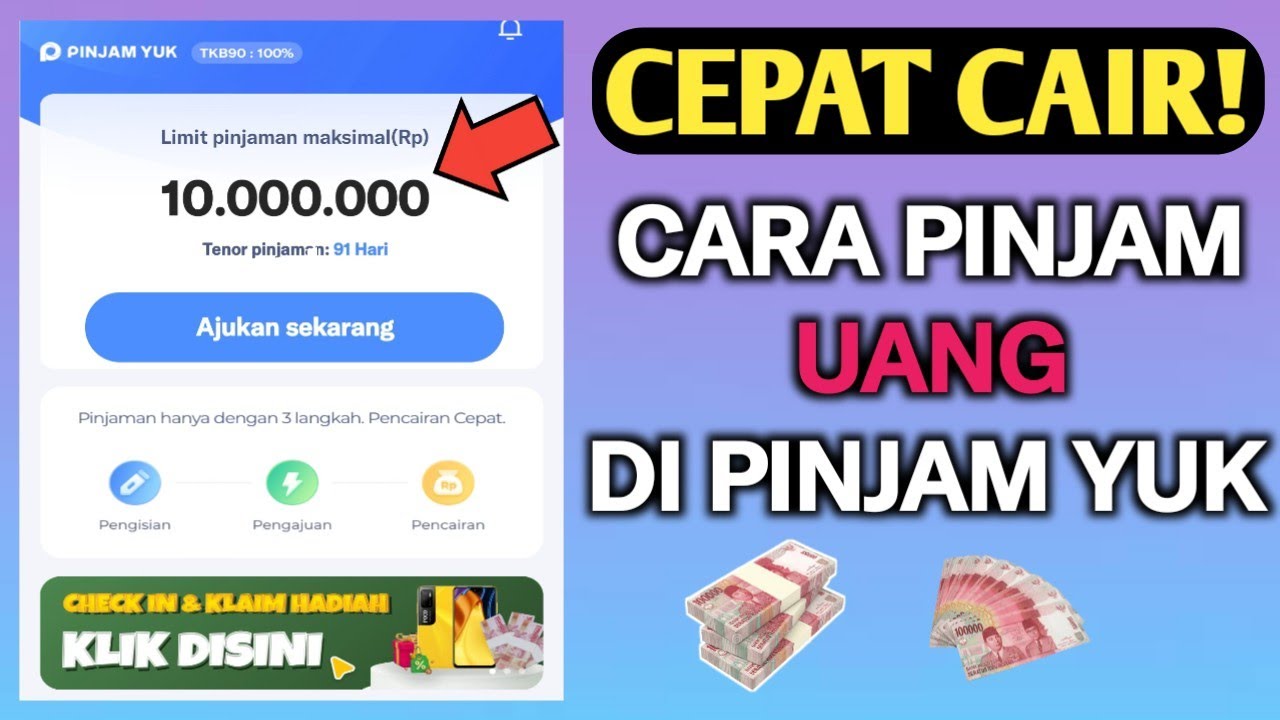 💸Cara Pinjam Uang di Pinjam Yuk 2023 | Pinjam Online langsung cair ...