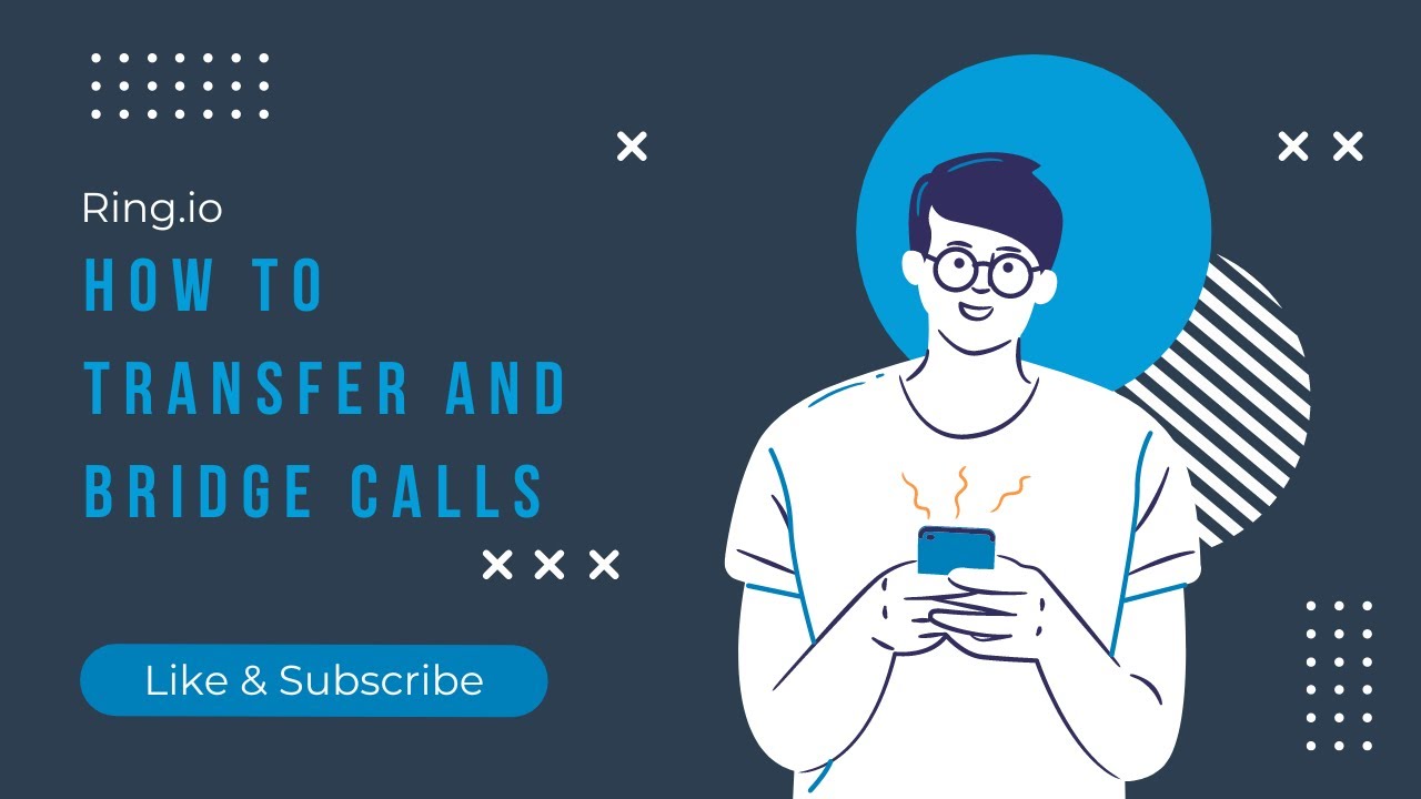 How to Transfer and Bridge Calls with the Ring.io Web Phone - YouTube