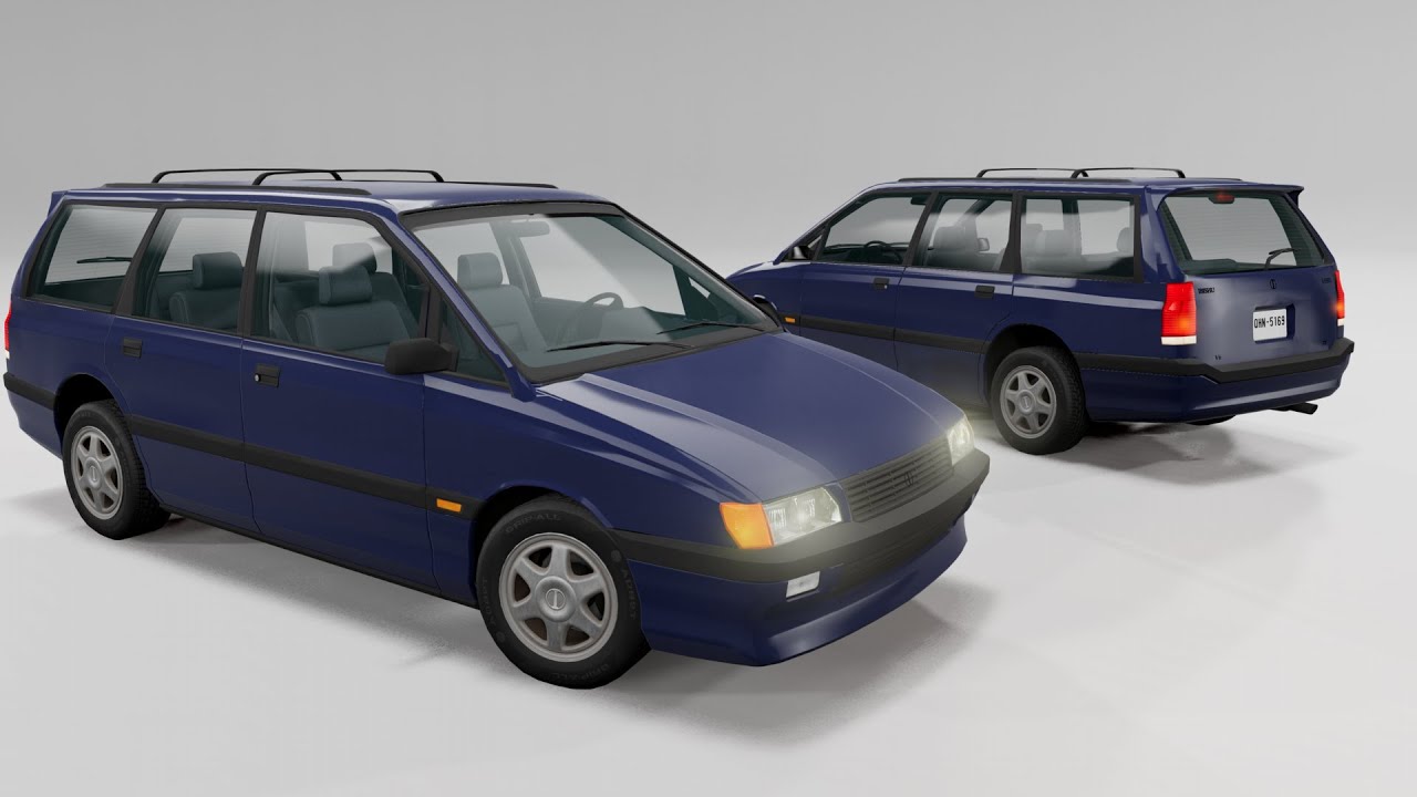This was BeamNG's first minivan! - YouTube
