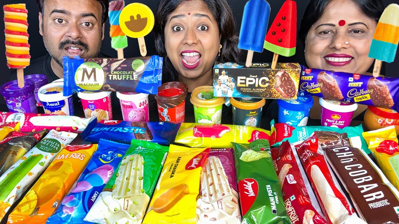 30 ICE CREAM Eating Challenge & Win Rs.1000/- Amul, Magnum, Vadilal ...