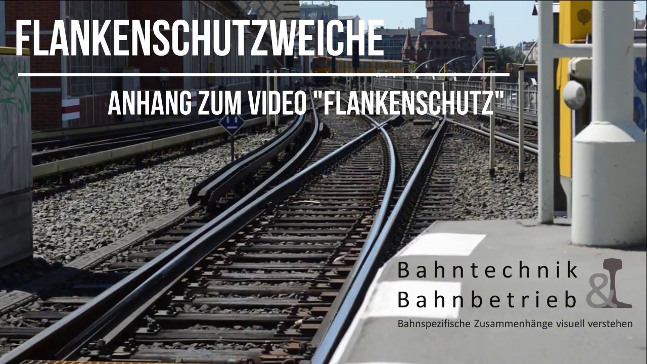 Flankenschutzweiche, Bahntechnik und Bahnbetrieb - YouTube