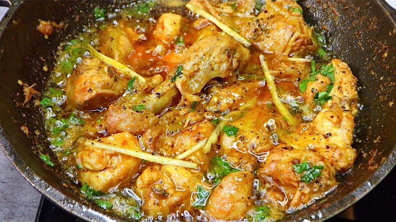 Highway Style Afghani Chicken Karahi Recipe | Chicken Afghani Karahi ...