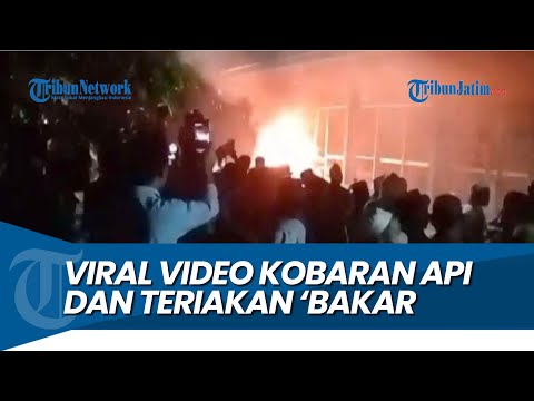 DIDUGA DI PULAU KANGEAN SUMENEP, Viral Video Kobaran Api dan Teriakan Bakar