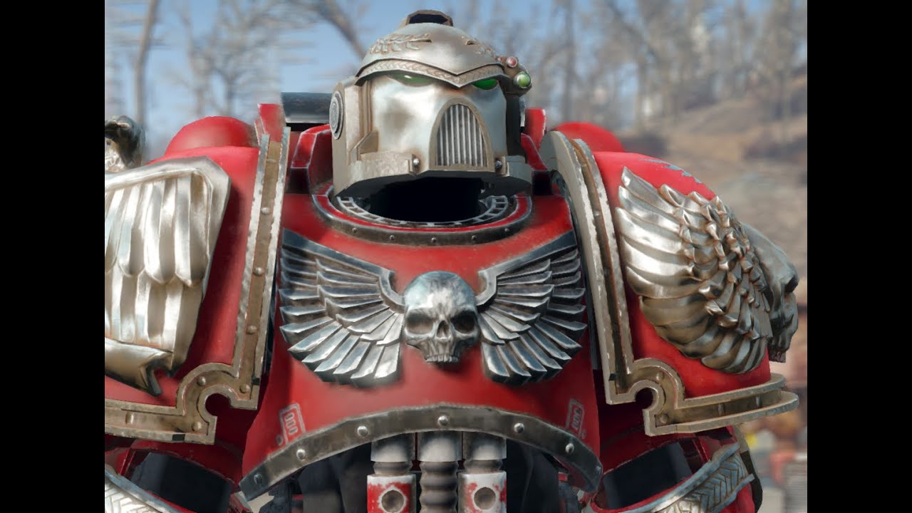 BLOOD ANGEL DEVASTATOR MARINE FIRING LASCANNON- WEAPON MOD REVIEW - YouTube