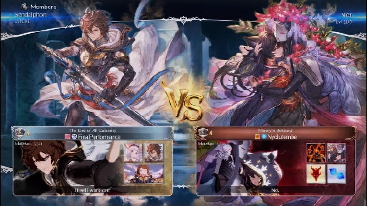 Granblue Fantasy Versus: Rising Nier Ranked Matches #3 - YouTube
