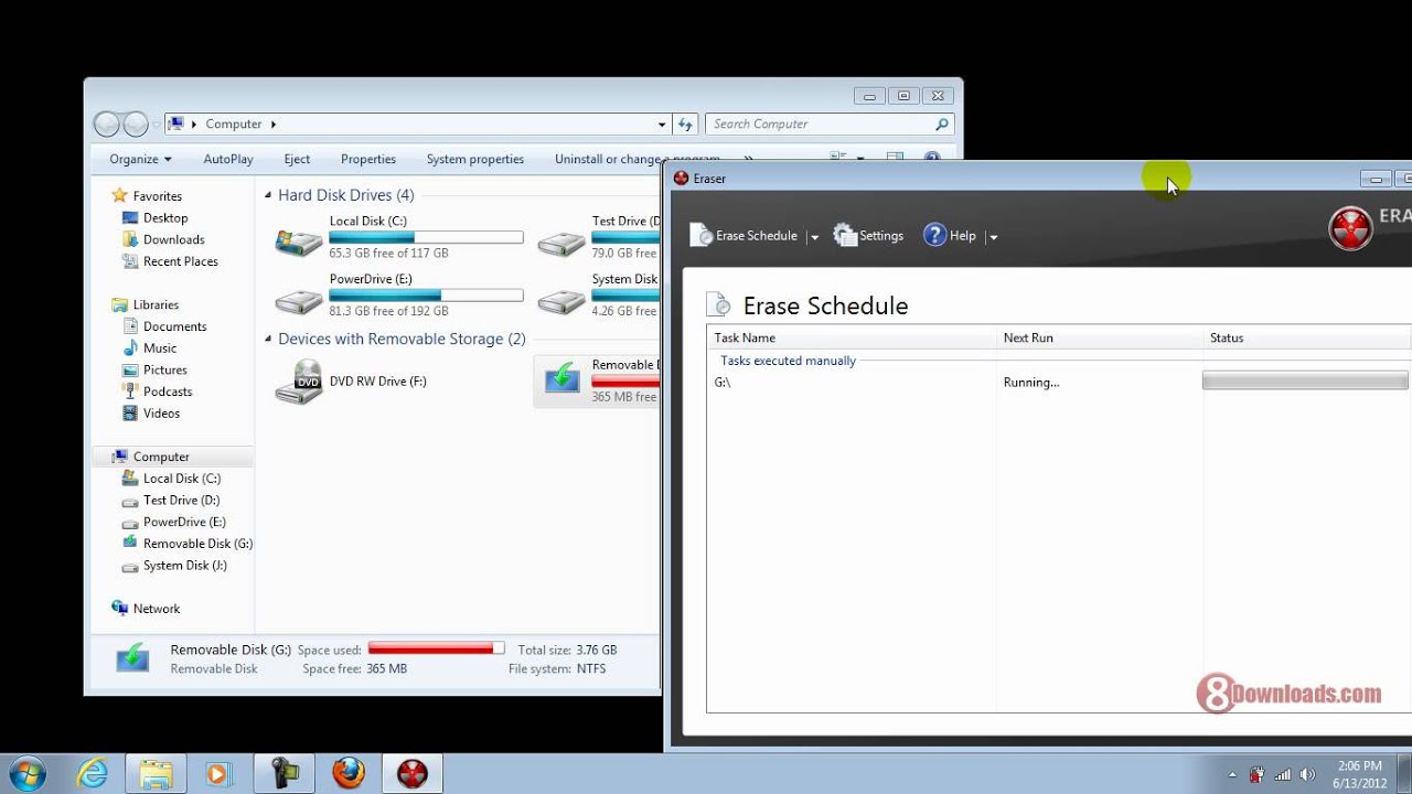 Using Eraser on your Windows PC - YouTube