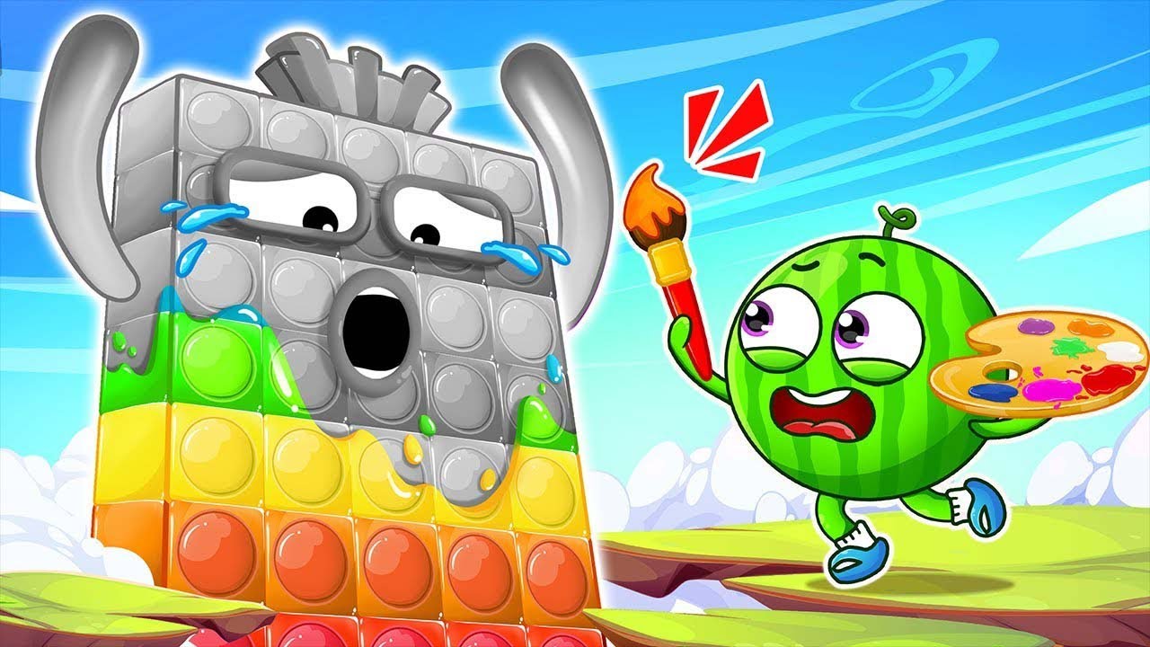 Numberblocks Lost Color 😩 | Numberblocks Learn To Count | YUM YUM Kids ...